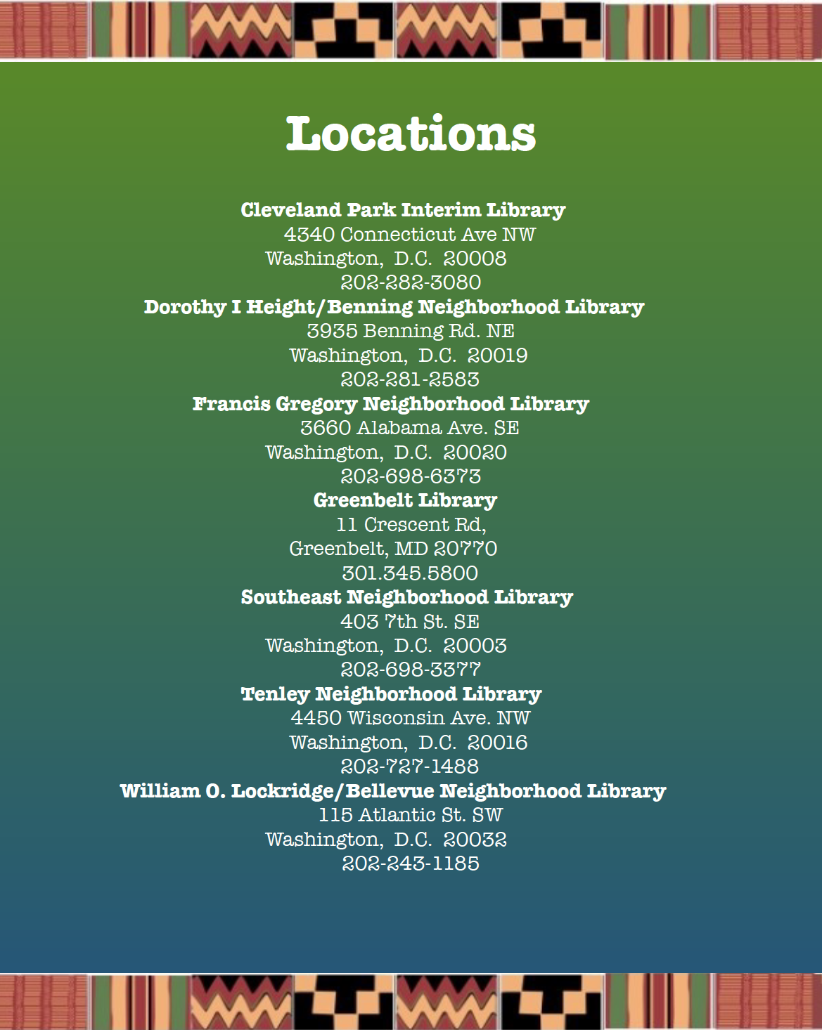 17Feb, 4:00pm CR Gibbs Lecture – DC Black History happens EveryDay…