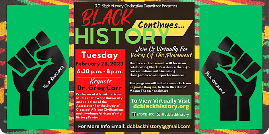 Voices Of The Movement – DC Black History happens EveryDay…